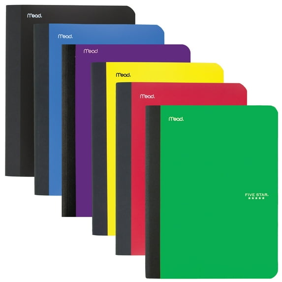Five Star Wide Ruled Plastic Composition Notebook, 100 Sheets ...