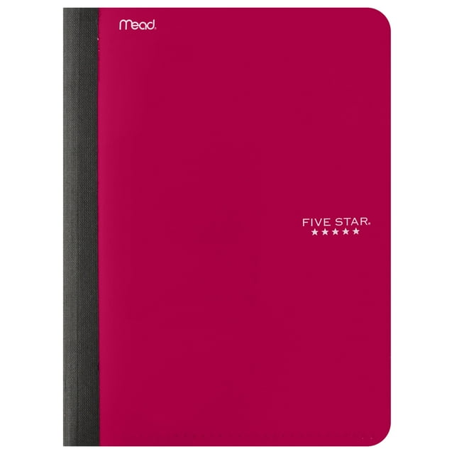 Five Star Composition Book, Wide Ruled, 100 Sheets, Red (950000AR1-WMT ...