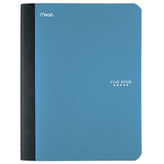 Five Star Composition Book, Wide Ruled, 100 Sheets, Tidewater ...