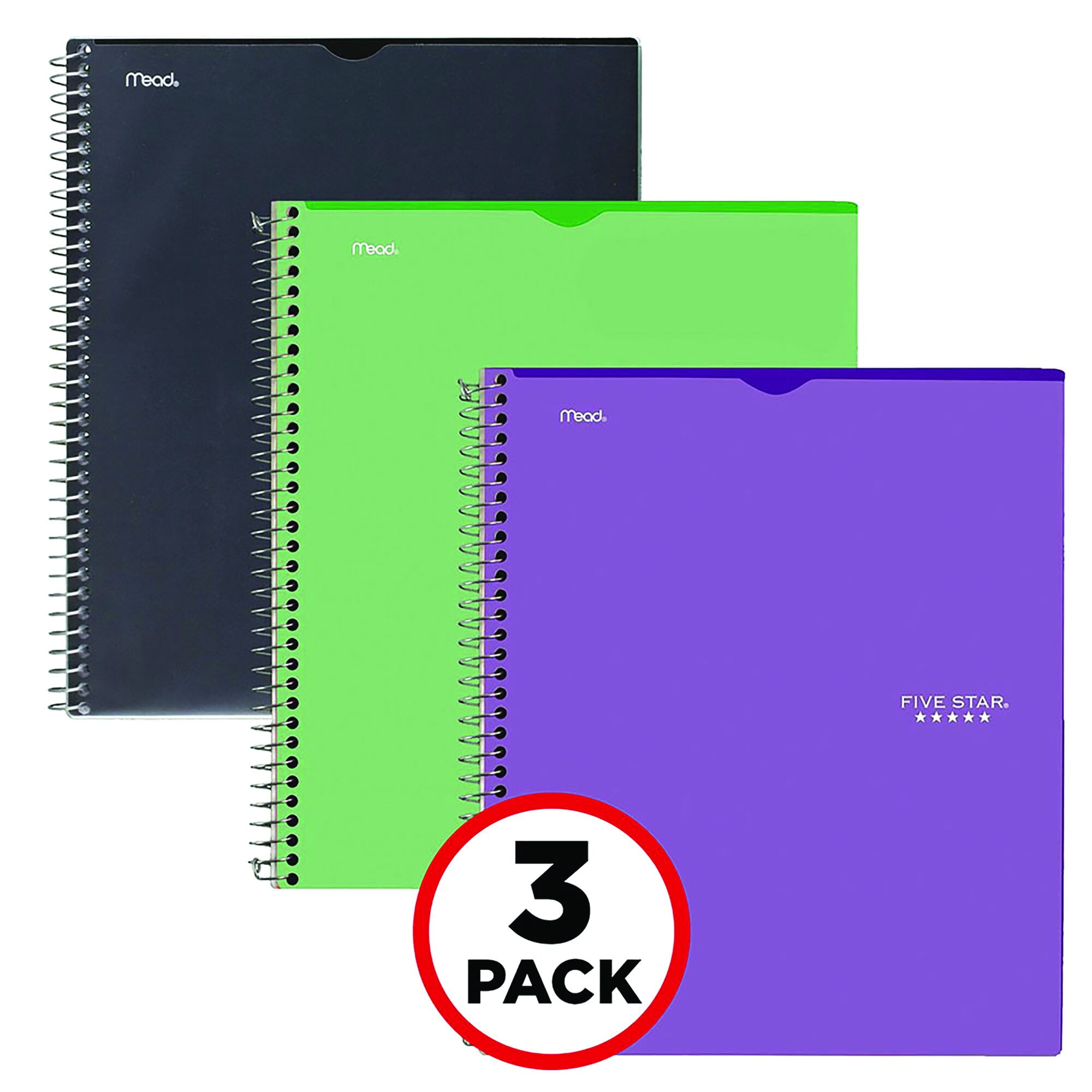 Five Star Customizable Interactive Notebook 1 Subject College Ruled 3 ...