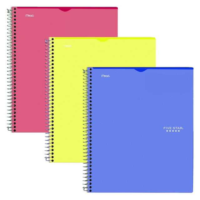 Five Star Customizable Interactive Notebook, 1 Subject, College Ruled ...