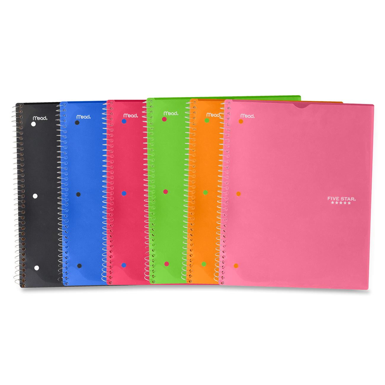 Five Star Customizable Notebook,1 Subject,College Ruled,11"x8 1/2",Asst ...