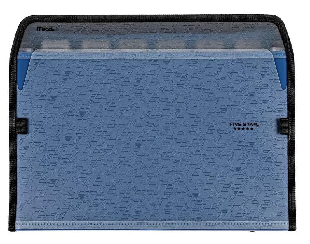 FIVE STAR Expanding File Folder with Zipper, 7 Pocket, Multicolor ...