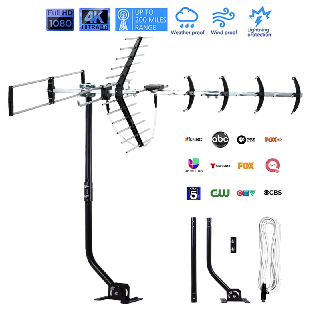 Five Star FSA5816 Outdoor HDTV Antenna - 200 Mile Range, ATSC 3.0 Ready ...