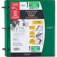 Five Star Flex Hybrid 1" NoteBinder, Green, Flexible Plastic Notebook ...