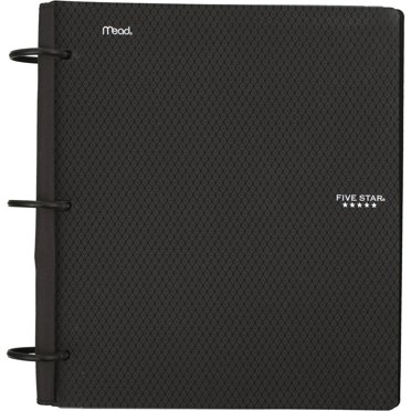 Five Star Flex 1 1/2" Hybrid NoteBinder, Red (72399) - Walmart.com