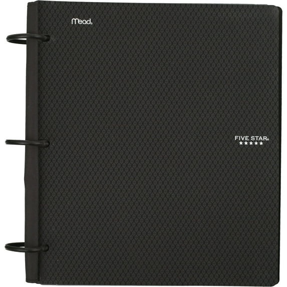 Five Star Flex 1 1/2" Hybrid NoteBinder, Black (72403) - Walmart.com