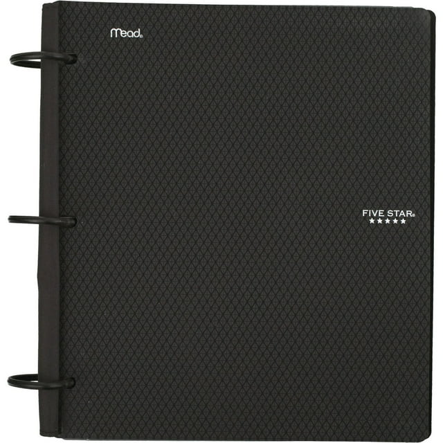 Five Star Flex 1 1/2" Hybrid NoteBinder, Black (72403) - Walmart.com