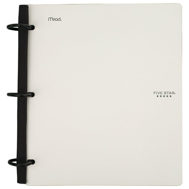 Five Star Flex 1 1/2" Hybrid NoteBinder, White (72516) - Walmart.com