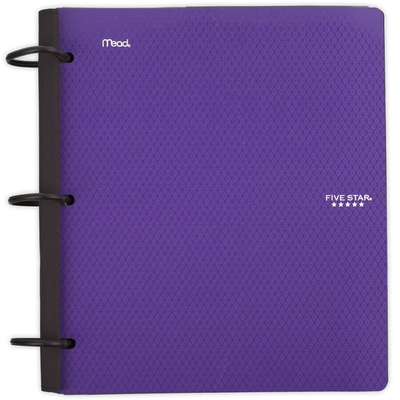 Five Star Flex 1-1/2 inch Hybrid NoteBinder with Study App, 80 College ...