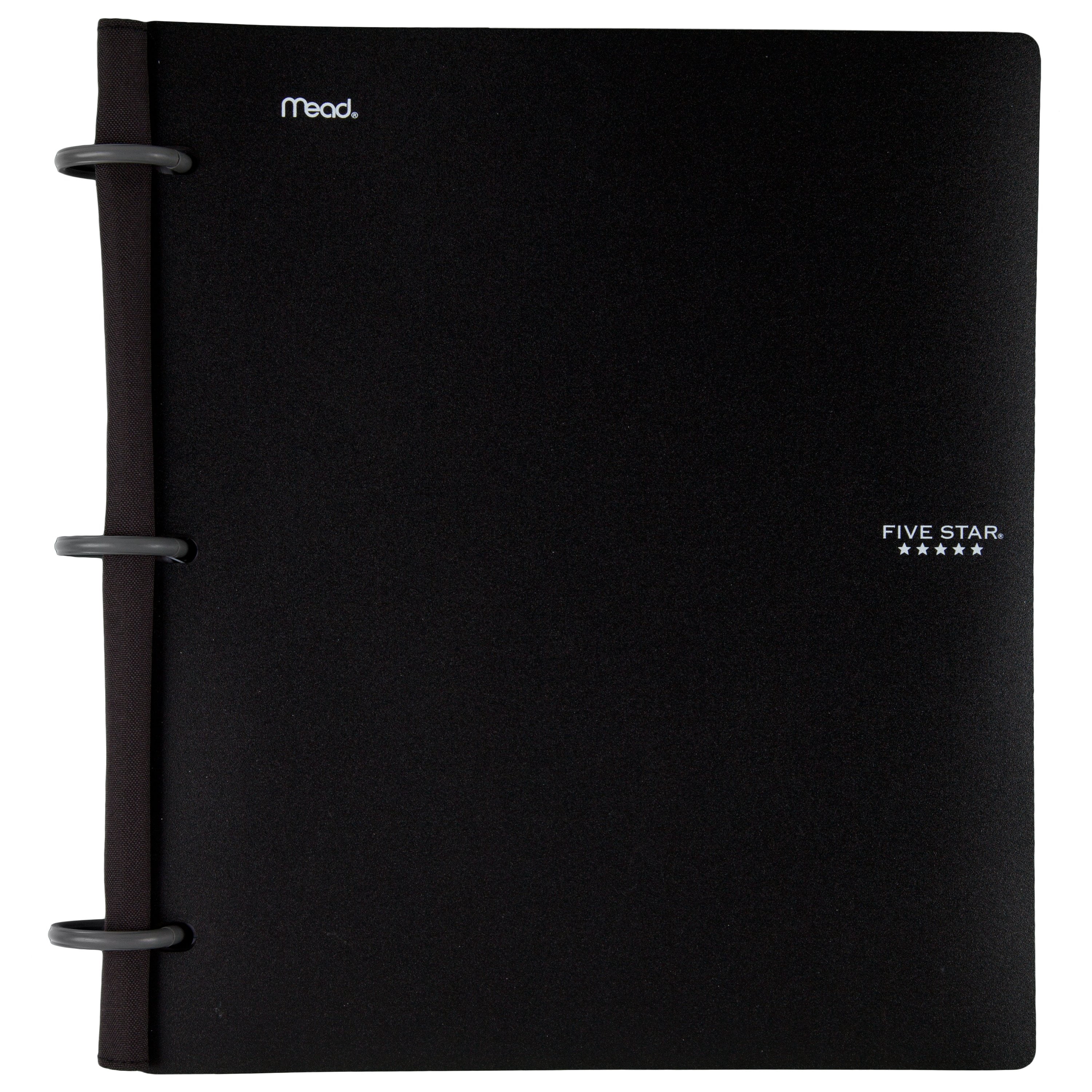 Five Star Flex 1" Hybrid NoteBinder, Black (72009) - Walmart.com