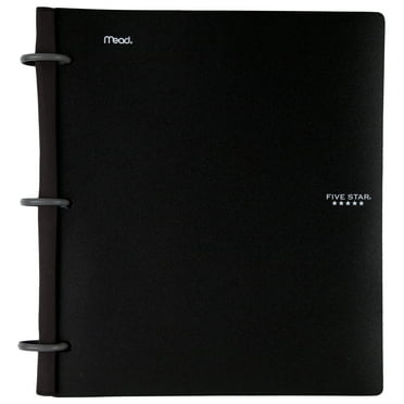 Five Star Flex 1 1/2" Hybrid NoteBinder, Black (72403) - Walmart.com