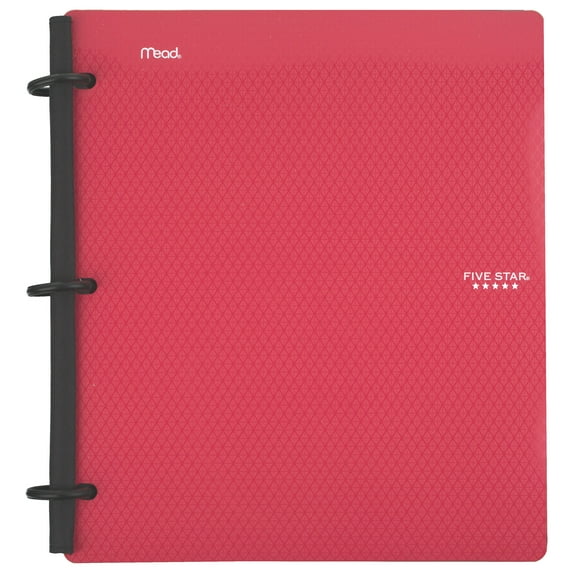 Five Star Flex 1" Hybrid NoteBinder, Red (72005) - Walmart.com