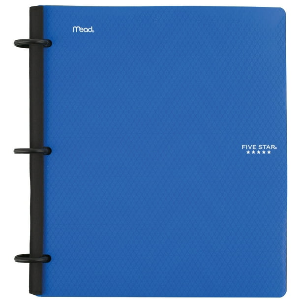 Five Star Flex Hybrid NoteBinder, 1" Round Rings, 1 Subject, Navy ...