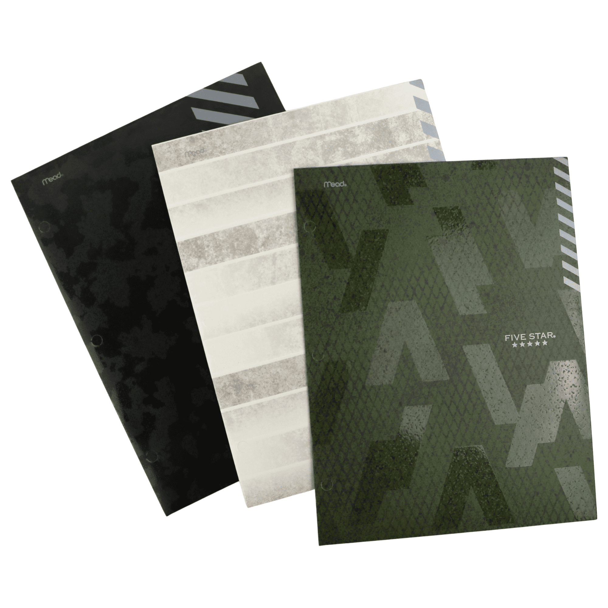 Five Star Graphics 4-Pocket Paper Folder: 4-pocket folder / assorted 3 ...