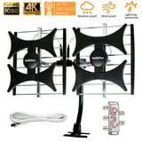 Five Star HDTV Amplified Antenna, Multi-Directional, UHF/VHF, 4K 1080P ...