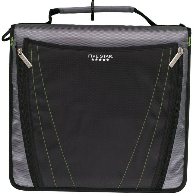 Five Star 2" Zipper Binder, Three-Ring, Expandable Closure, School ...