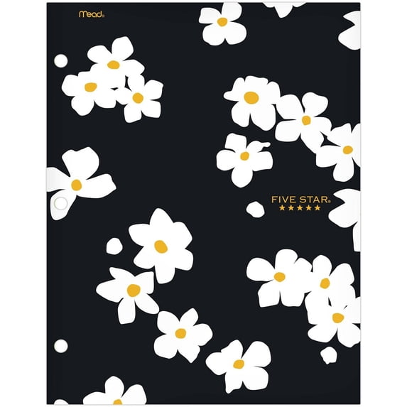 Five Star Mod Daisy Floral Portfolio File Folder, Large Daisies, Water ...
