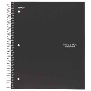 Five Star Wireless Notebook, 1 Subject, College Ruled,Assorted (09294 ...
