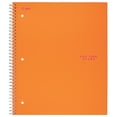 Mead Five Star Notebook, 3 Subject, College Ruled, Plastic Cover ...