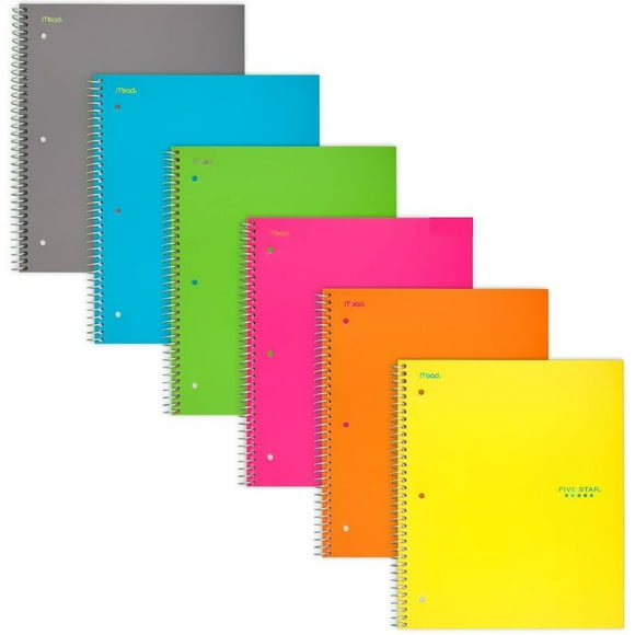 3-Subject Spiral Notebooks in Spiral Notebooks - Walmart.com