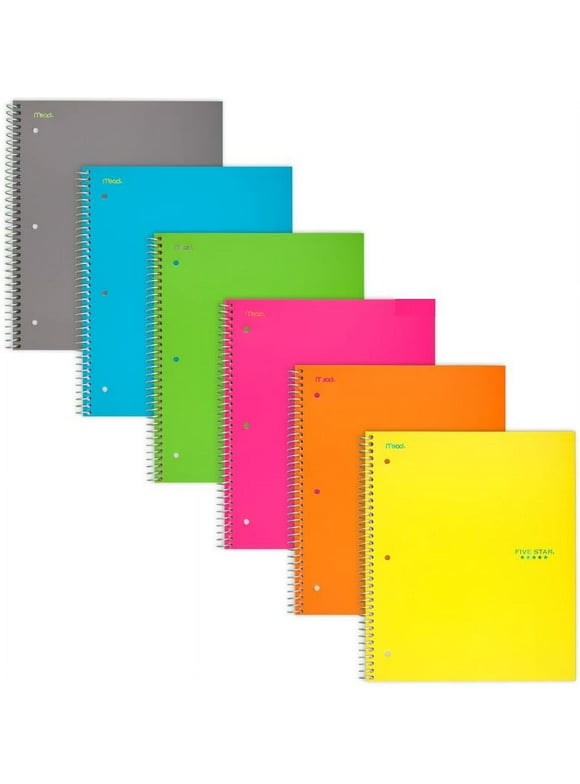 3-Subject Spiral Notebooks in Spiral Notebooks - Walmart.com