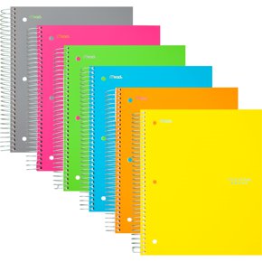 5-Subject Spiral Notebooks in Spiral Notebooks - Walmart.com