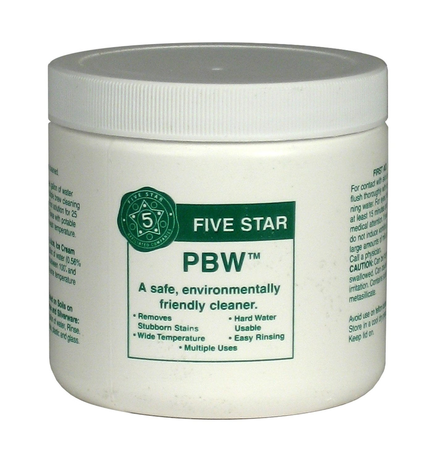 Five Star PBW - 1 lb, Safe and Effective Cleaner for Home Brewing, Wide ...