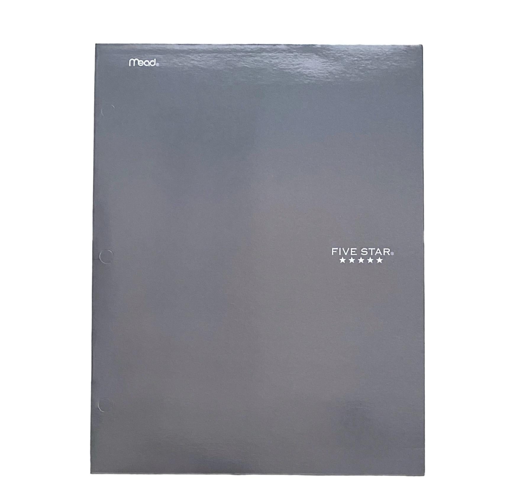 Five Star Paper Folder 4-Pocket 12.5" x 9.5" (Grey) - Walmart.com