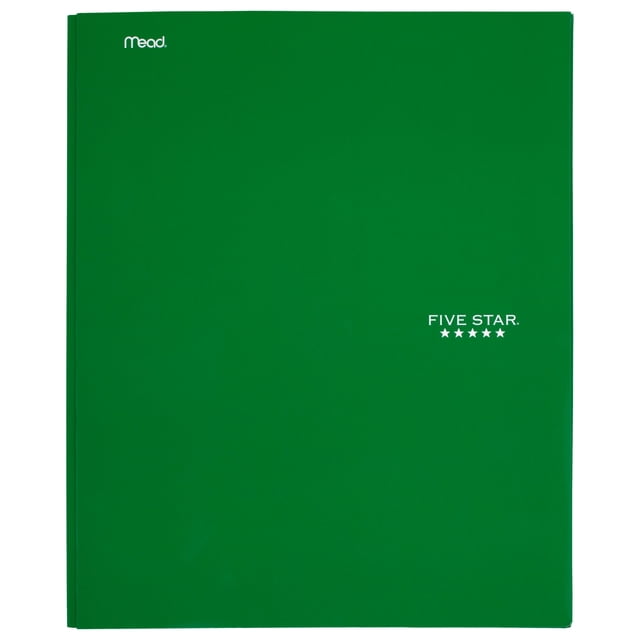 Five Star Pocket and Prong Paper Folder, Green (34565) - Walmart.com