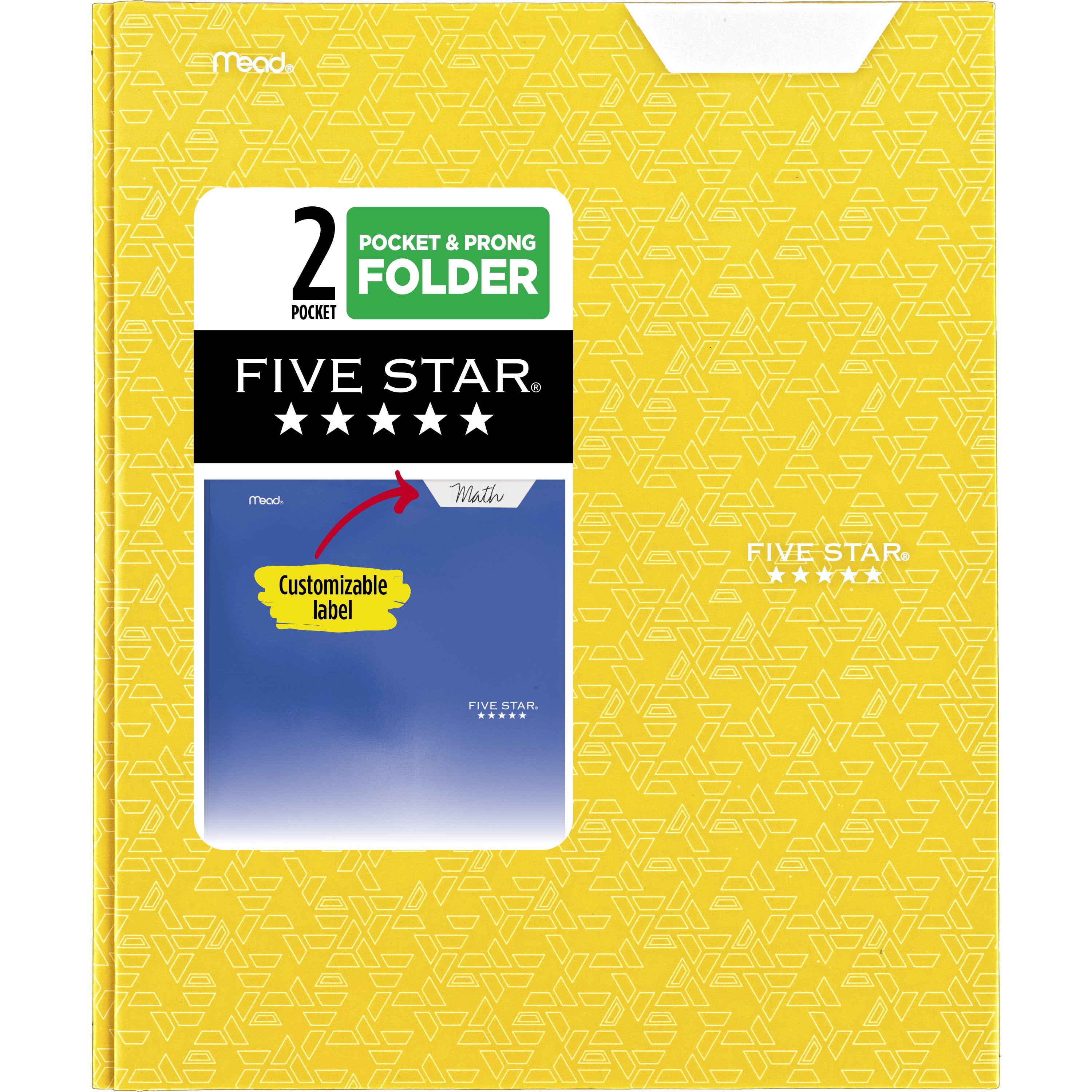Five Star Water-Resistant Paper Folder with Pockets and Prongs, Harvest ...