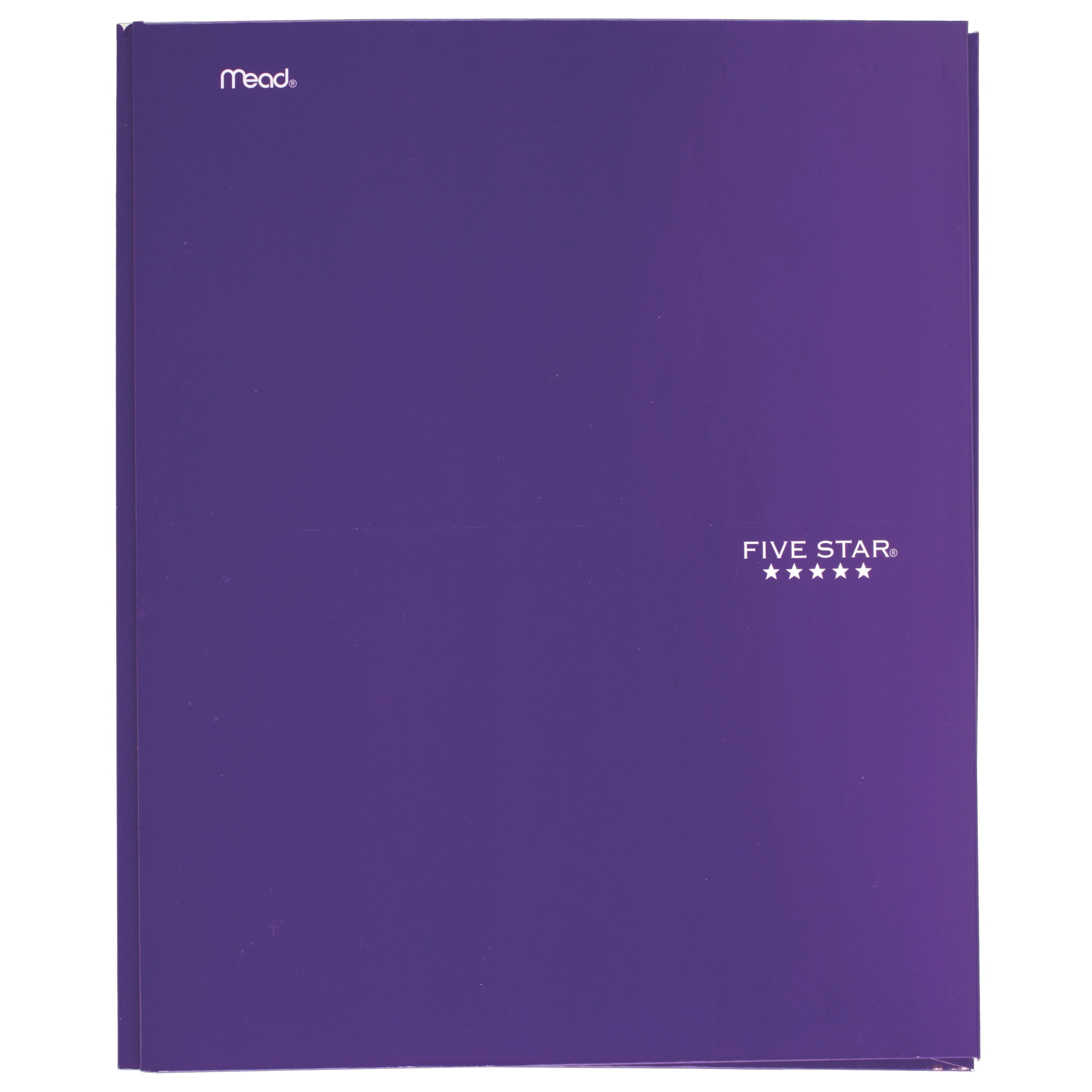 Five Star Durable, Water-Resistant Laminated Paper Folder with Pockets ...
