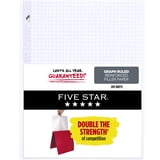 FIVE STAR, Reinforced Filler Paper, 8.5"x11" 80 Sheets, Graph Ruled ...