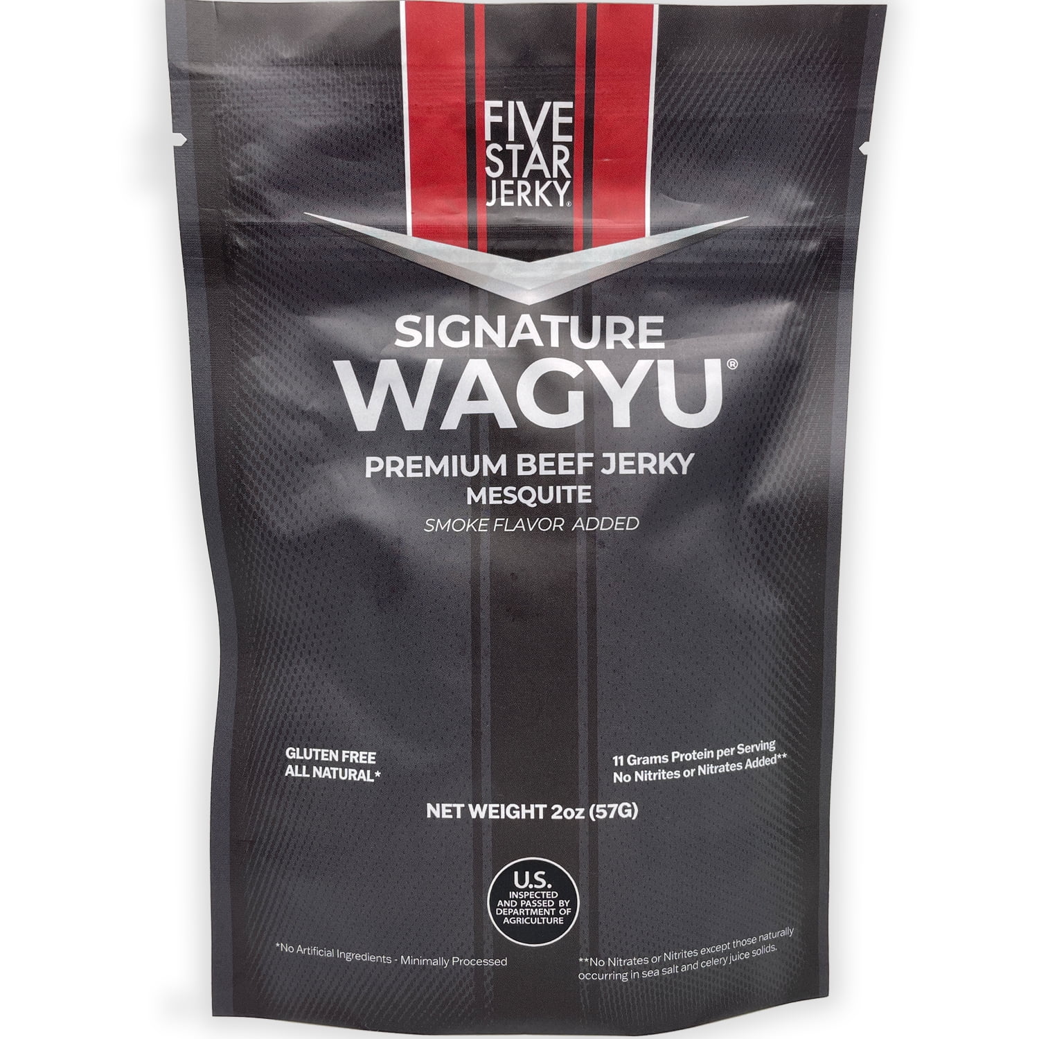 Five Star Signature Teriyaki & Mesquite Wagyu Beef Jerky, High Protein ...