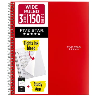 5-Star Spiral Notebook | Memo pads for retail - Walmart Business Supplies