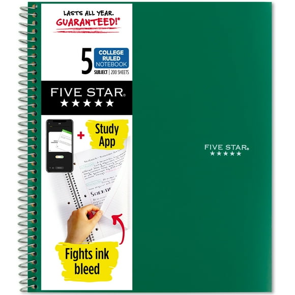 Five Star Notebooks in Notebooks & Pads - Walmart.com