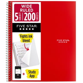 Five Star 2-Subject Notebook - Walmart.com