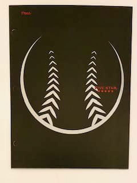 Five Star Sports Themed 4 Pocket Folder Portfolios – Baseball - Walmart.com