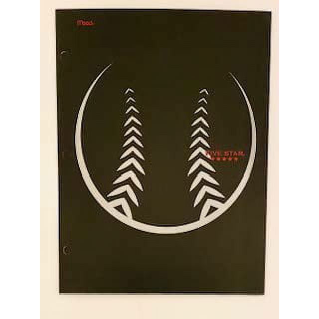 Five Star Sports Themed 4 Pocket Folder Portfolios – Baseball - Walmart.com