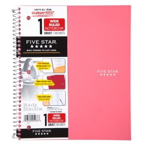 Five Star Notebooks in Notebooks & Pads - Walmart.com