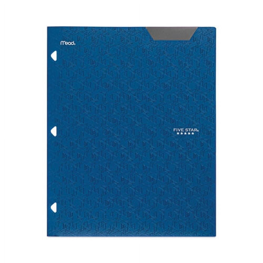 Five Star Two-Pocket Stay-Put Plastic Folder, 11 x 8.5, Assorted, 4 ...