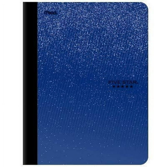 Five Star Wide Ruled Composition Notebook, Blue, Graphic Splatter ...