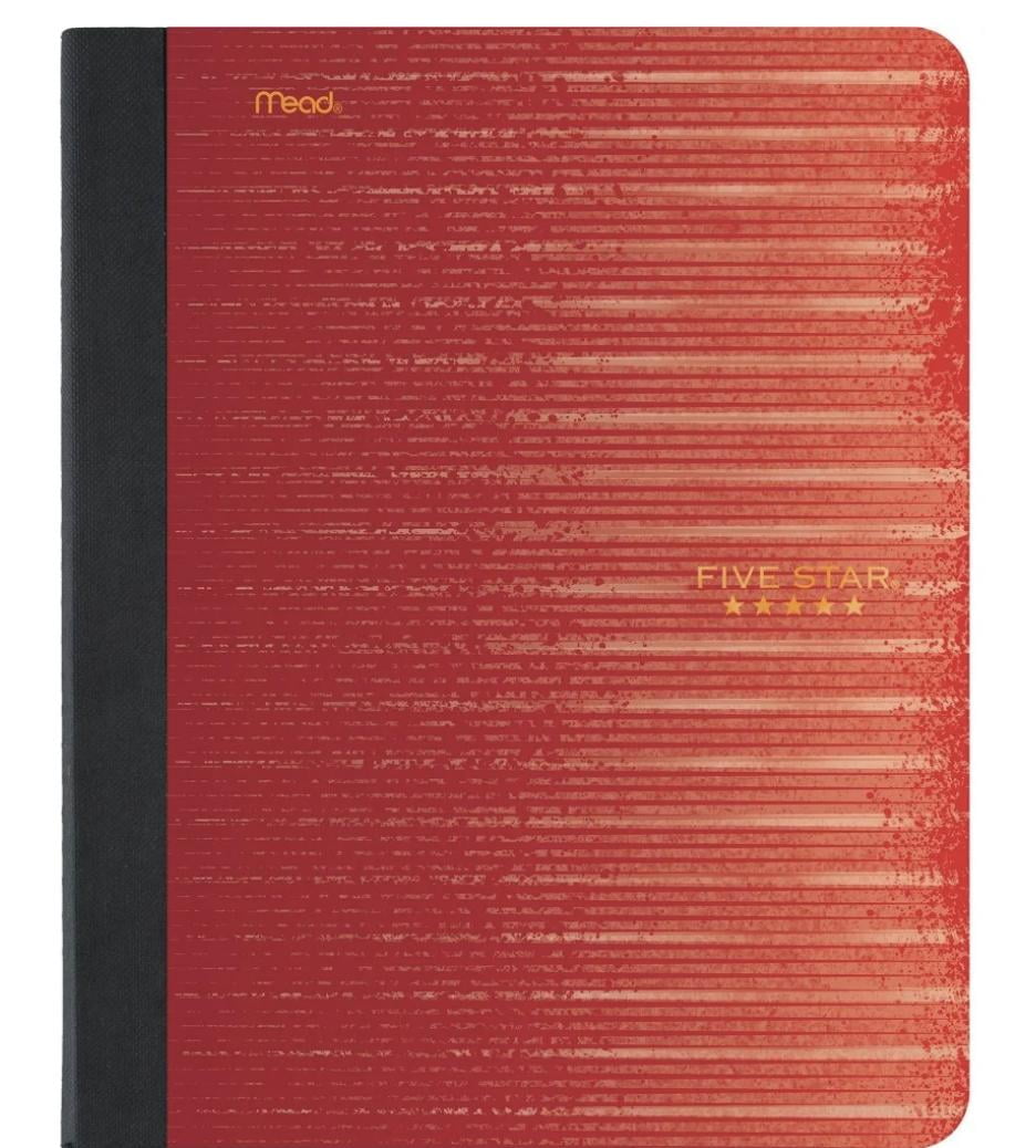 Five Star Wild Ruled Composition Notebooks, 7.5 in x 9.75 in, 100 ...