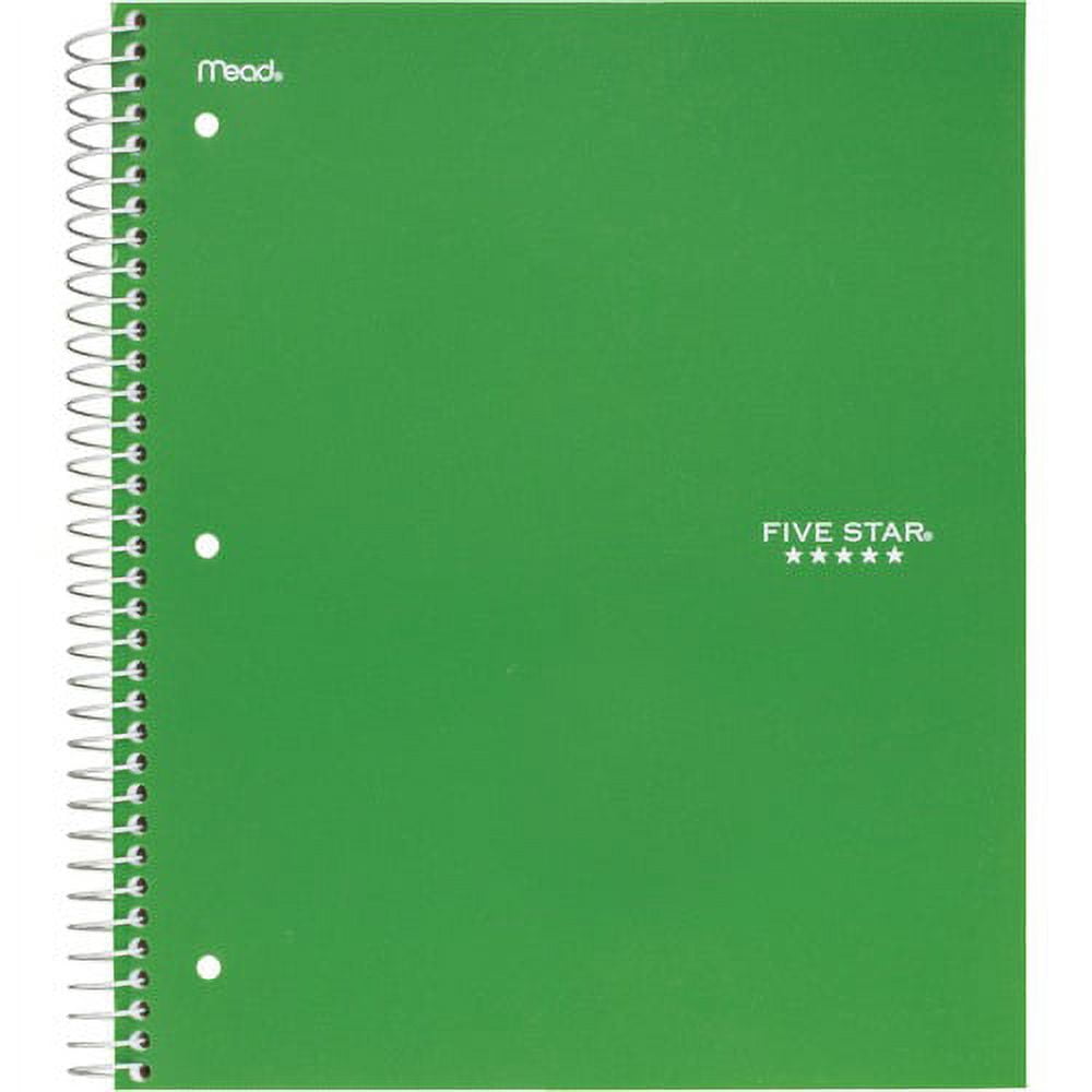Five Star Wirebound College Rule 5 - subject Notebook - Letter - 200 ...