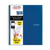 Five Star Wirebound Notebook, 1 Subject, 100 Sheets, College Ruled ...