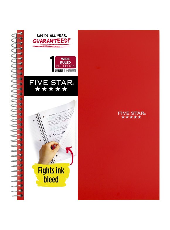 Five Star Notebooks in Notebooks & Pads - Walmart.com