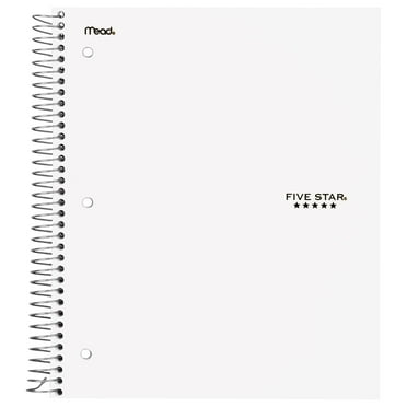 Mead Five Star Advance 5 Subject College Ruled Notebook 200 Sheets ...