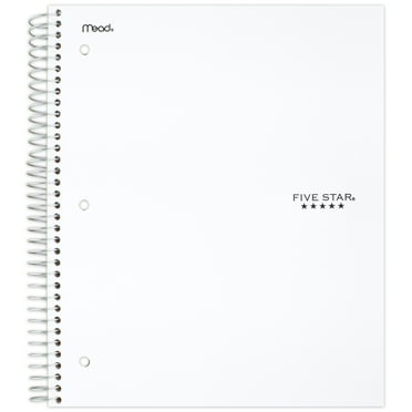 FIVE STAR 5 SUBJECT COLLEGE RULED NOTEBOOK - Package Qty (1/EA ...