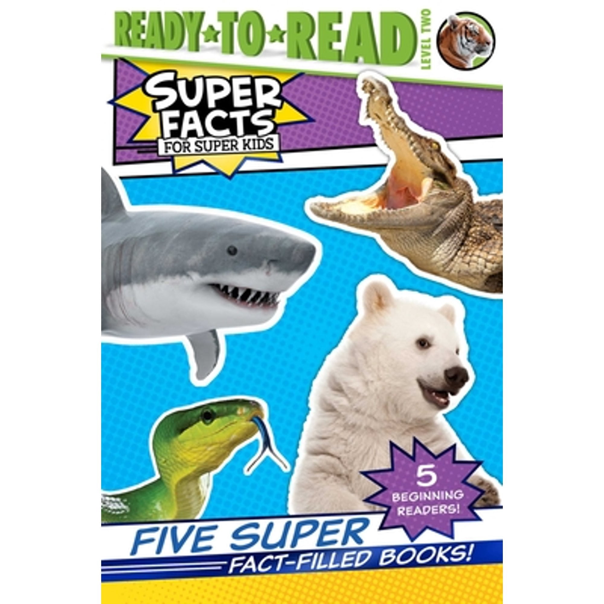 Pre-Owned Five Super Fact-Filled Books! : Tigers Can't Purr!; Sharks ...