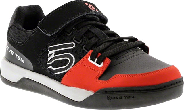 Five Ten Hellcat Men's Clipless/Flat Pedal Shoe Black/Red 10.5 ...